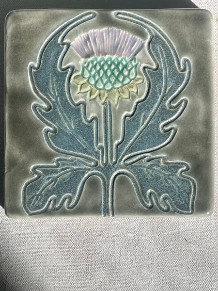 Thistle Art Tile – Lea Nigel Studios